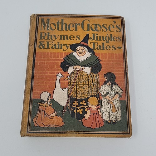 1896 Book Mother Goose’s Rhymes Jingles And Fairy Tales Hardcover ...