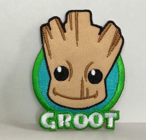 DISNEY GUARDIANS OF THE GALAXY GROOT EMBROIDERED APPLIQUÉ PATCH SEW ...