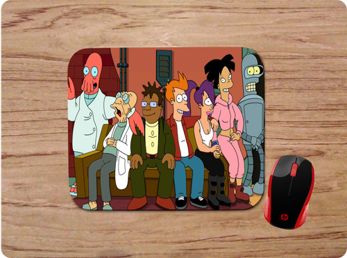 FUTURAMA - SOFA SCENE - CUSTOM MOUSE PAD DESK MAT - PC GAMING HOME ...