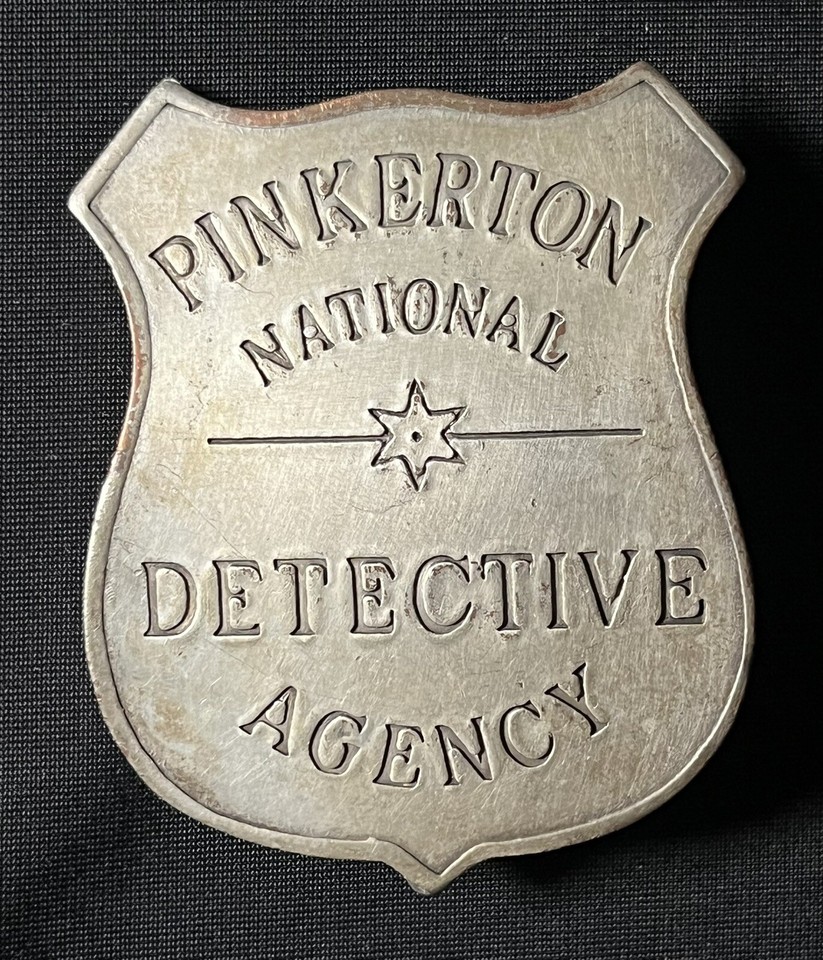 Pinkerton Badge for sale | eBay