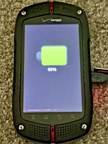 Vintage Casio G'zOne Commando C771Mobile Cell Phone with Charger & Cord ...