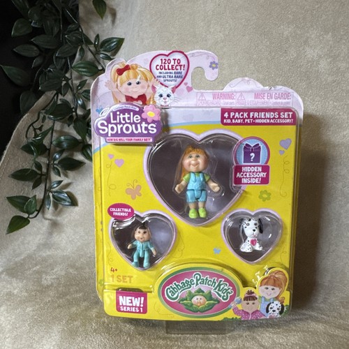 Cabbage Patch Kids LITTLE SPROUTS 4 Friends Set *NEW* Mini Play Figures ...