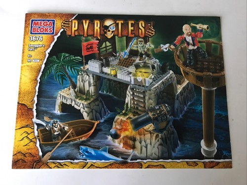 Mega Bloks Pyrates Smuggler’s Fort #3676 INSTRUCTION MANUAL ONLY | eBay