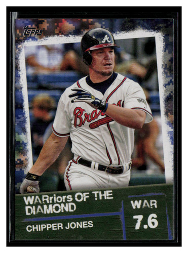 2020 Topps - Warriors of the Diamond #WOD-33 Chipper Jones | eBay