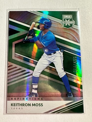 K83,131 - 2020 Elite Extra Edition Aspirations Green #154 Keithron Moss ...