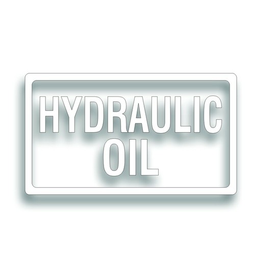 Service Garage Shop Decal for HYDRAULIC OIL Barrel Drum Tank sign label ...