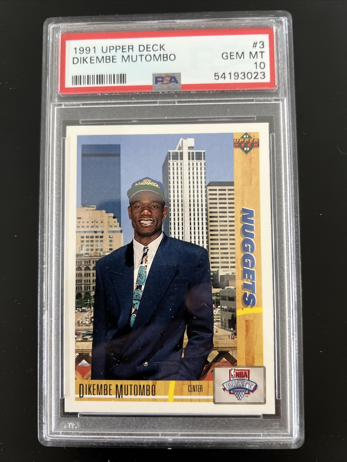 Dikembe Mutombo 1991 Upper Deck #3 Base Price Guide - Sports Card Investor
