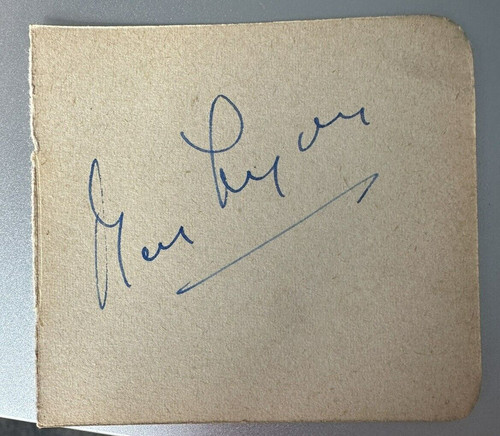 BEN LYON - FILM / RADIO ACTOR - AUTOGRAPH | eBay