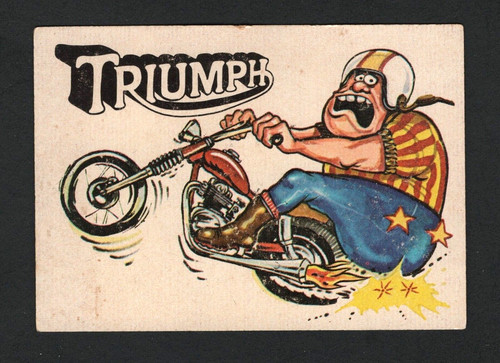 1970 Donruss Odder Odd Rods Trading Card #1 - Triumph | eBay