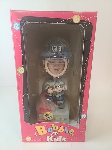 Bobble Kids My Little Fireman Face Photo Picture Frame Bobblehead ...