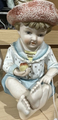 Piano Baby Boy with Apple Bisque Porcelain Figurine Design 6162 Sedek 6 ...