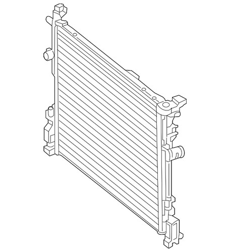 Genuine OEM Radiator for MERCEDES 2465001403 for sale online | eBay