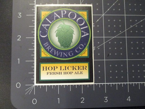 CALAPOOIA BREWING Oregon Hop Licker STICKER craft beer brewery | eBay