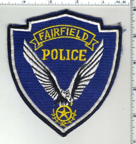 Fairfield Police (California) 1st Issue Shoulder Patch | eBay