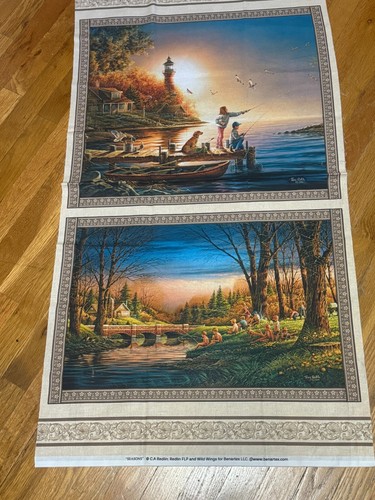 Terry Redlin Wild Wings - Seasons cotton Fabric Panel Benartex | eBay
