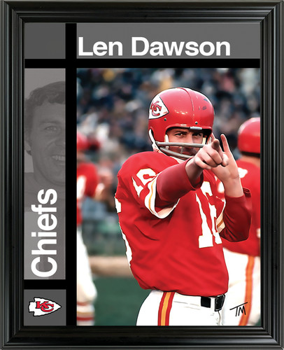 Len Dawson Framed Sports Art Photo by Thomas Maxwell | eBay