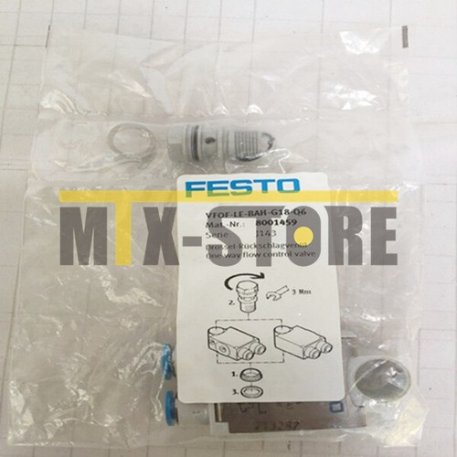 1pcs New Festo Brand new ones Throttle Valve VFOF-LE-BAH-G18-Q6 8001459 ...