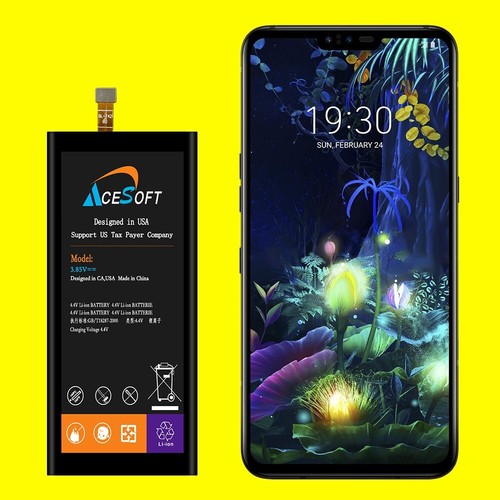 AceSoft 4100mAh Displaceable BL-T42 Battery for LG G8X ThinQ LM-G850UM ...