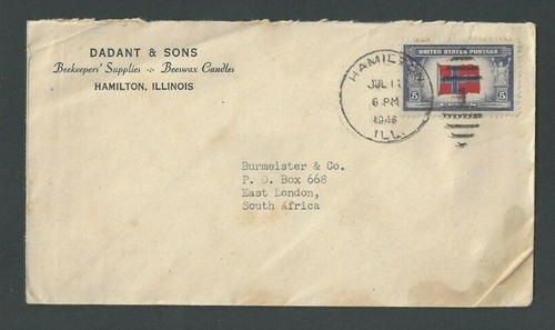 1946 Hamilton IL Dadant & Sons Bee Supplies & Beeswax Candles | eBay