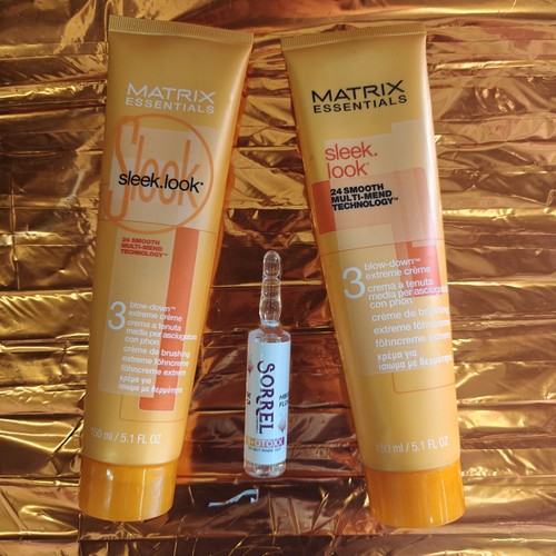 Matrix Essentials Sleek Look Blow Down EXTREME 5.1 OZ DIFFERENT TUBE ...