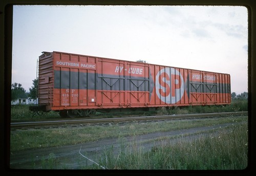 Southern Pacific SP 615200 W&K 86' Boxcar Prototype Original Kodachrome ...