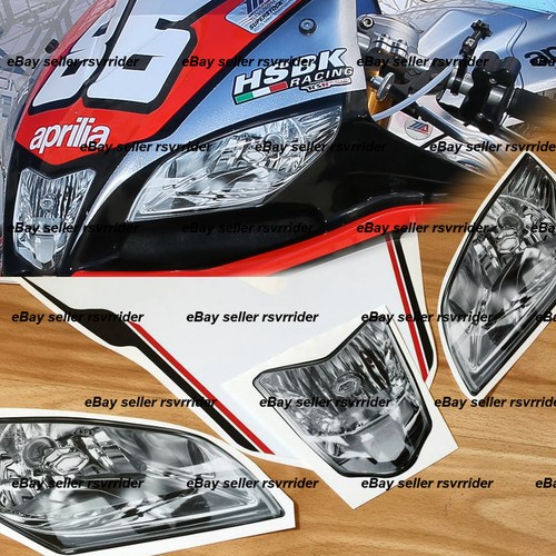 simulated headlight decals sticker for a aprilia rsv4 2016 2017 also ...