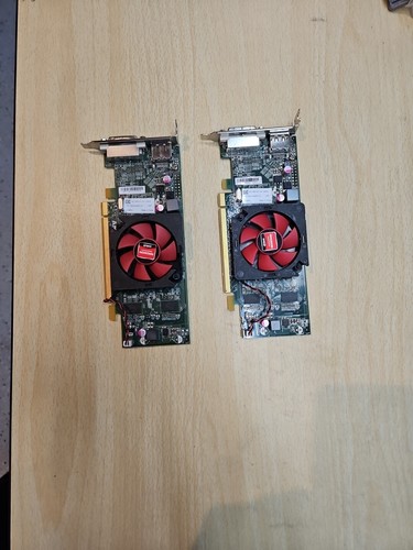 AMD ATI Radeon HD 6450 1GB PCIE DVI D-Port Video Card Low Profile, pack ...