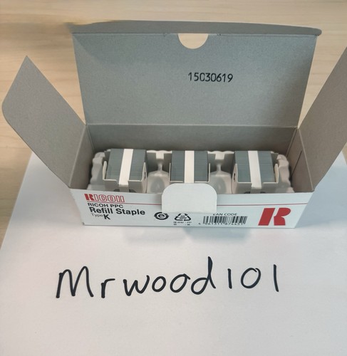 Ricoh PPC Refill Staples Cartridges Type K 3 Pack 410802 502R-AM ...