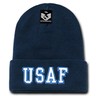 US Air Force WATCH CAP Embroidered Cuffed Beanie Knit Hat Hap Arnold ...