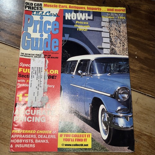 Old cars price guide magazine October 1999 | eBay