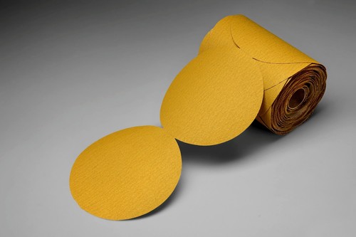 3M Stikit Gold Film Disc Roll 255L, P80, 5 in x NH, Die 500X, 100 d ...