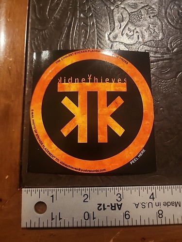 Kidney Thieves The Debut Album Album/CD Release Promo Hype Sticker ...