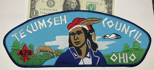 Tecumseh Council Strip Ohio CSP Jacket Patch CP Boy Scout XJ3 | eBay