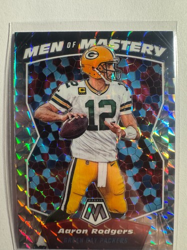 K268,574 - 2020 Panini Mosaic Men of Mastery Mosaic #MM14 Aaron Rodgers ...
