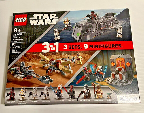 New Lego Star Wars Galactic Adventures Pack 3 in 1 (66708) Walmart ...