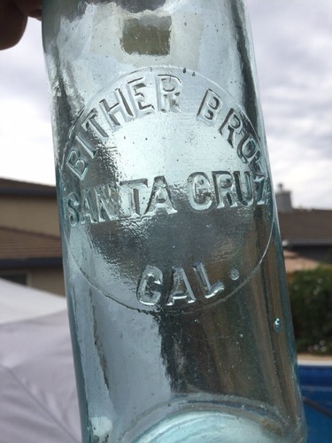 Ex-Rare Antique Bither bro’ Hutchinson bottle Santa Cruz California | eBay