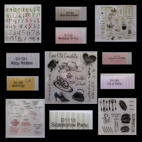 CLOSE TO MY HEART CTMH D "D" SERIES Stamp Sets You Pick the One You ...