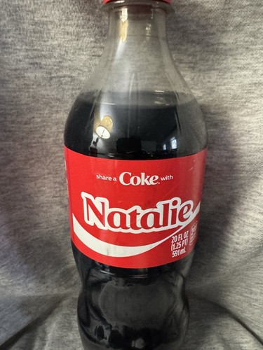 Share A Coke with Natalie 2025 Personalized Gift Coca Cola Bottle 20oz ...