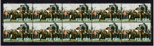 Red Rum Horse Racing Legend Strip Of 10 Mint Stamps 2 | eBay