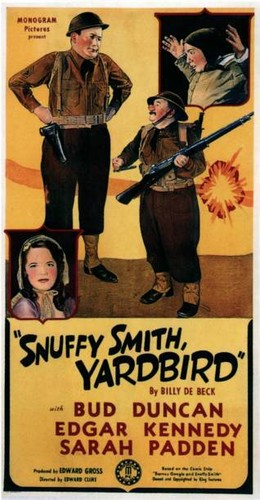 Snuffy Smith poster YARDBIRD center Edgar Kennedy Bud Duncan S- 1942 ...