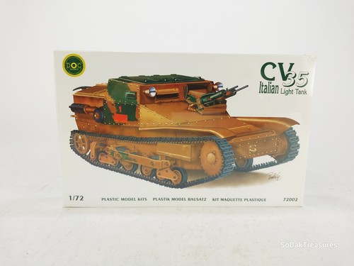 DOC Models CV35 ITALIAN LIGHT TANK 72002 1:72 Scale Model Kit SEALED | eBay
