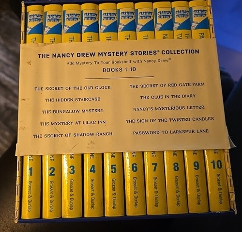 NANCY DREW BOOKS 1-10 BOX SET ~ THE NANCY DREW MYSTERY STORIES ...