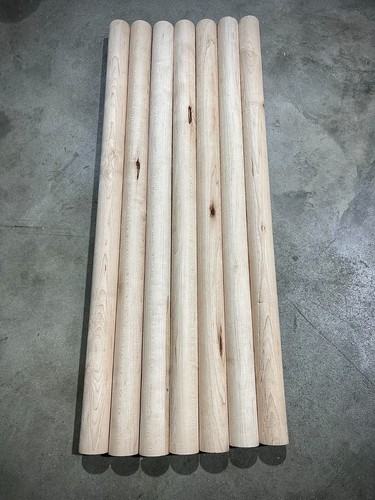 2"x36" *FACTORY-SECOND* Premium Hard Maple Dowel *Kiln Dried* Turning ...