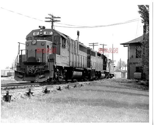 25FF836 RP 1970s DETROIT TOLEDO IRONTON RAILROAD LOCO #407 | eBay