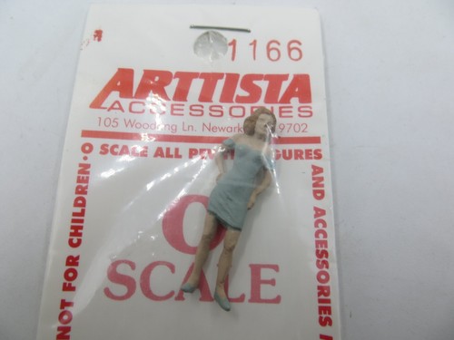 Arttista #1166 - Young Woman Standing #2 - O Scale Figure On3, On30 | eBay