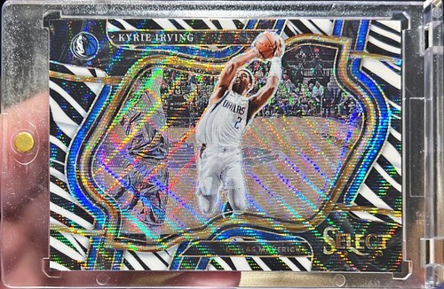2022-23 Select Kyrie Irving Zebra Print Courtside Prizm Card #230 SSP ...