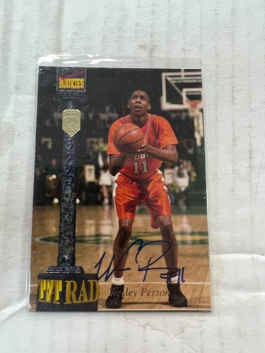 Wesley Person 1994-95Signature Rookies TFTRAD Rookie Auto #LXVIII NrMt ...
