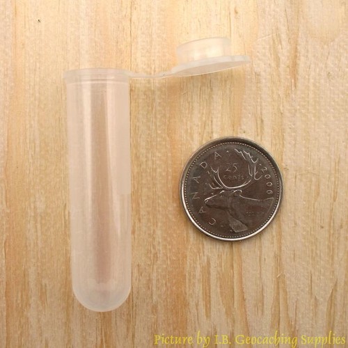 25pcs 2" Nano Geocache Containers (Plastic Tubes, Attached Cap, 5ml) | eBay