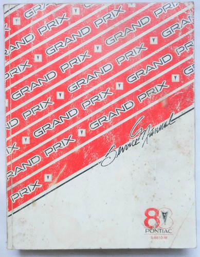 1988 PONTIAC GRAND PRIX SERVICE REPAIR MANUAL ORIGINAL GM | eBay