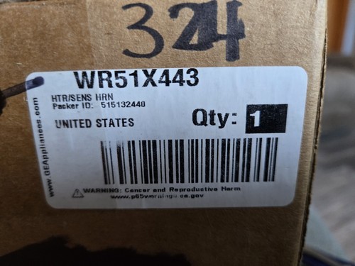 OEM GE WR51X443 Refrigerator Defrost Heater Assembly- New umopened Box ...